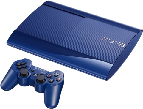 PS3 12GB Super Slim Blue Unboxed